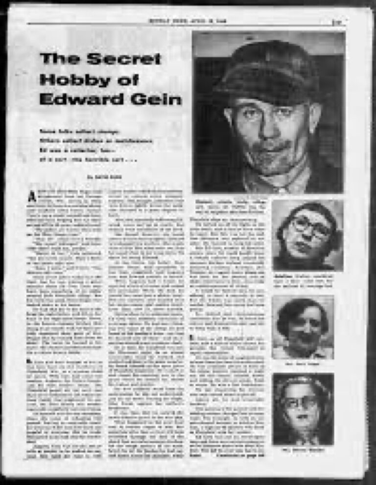 Gein, Edward Theodore – seriemoordenaars.net